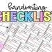 Ot-approved Writing Checklist- Printable and Laminate-ready Digital ...