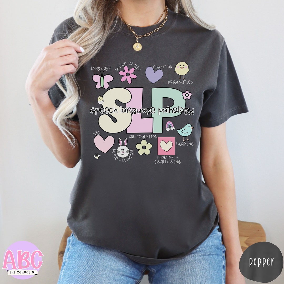 Whimsical SLP Scope of Practice Spring Comfort Colors Edition: Vibrant ...