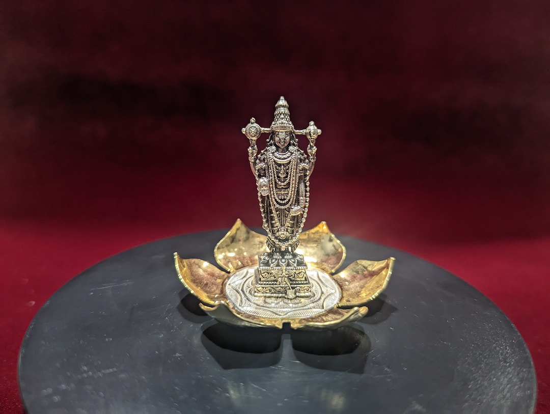 Pure Silver Venkateshwara Swamy Idol Antique Finish, Return Gift, Pooja ...