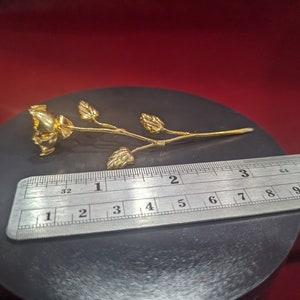 Pure Silver Gift ,pure Silver Rose Flower With Stem and Leaves,return ...
