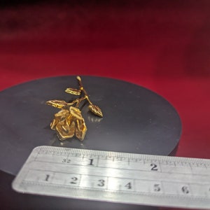 Pure Silver Gift ,pure Silver Rose Flower With Stem and Leaves,return ...