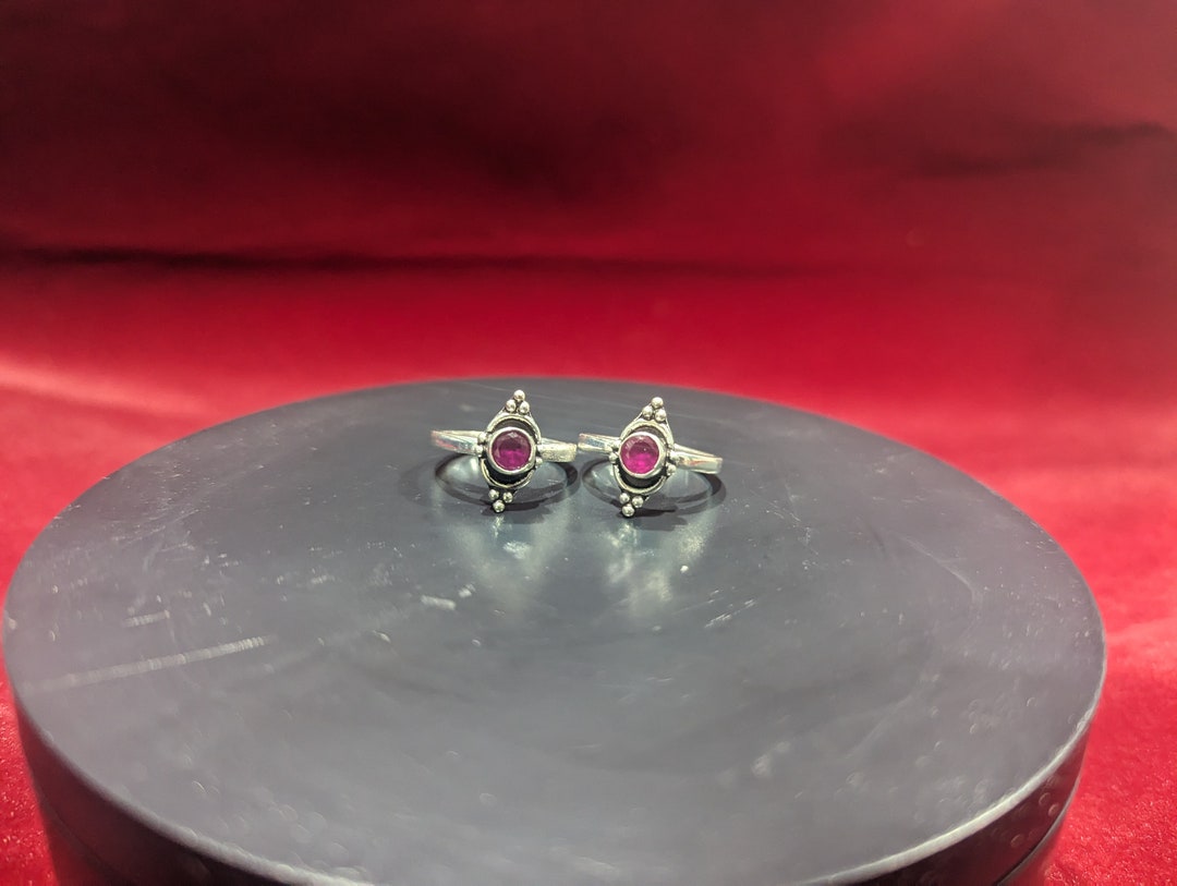 Pure Silver Antique Finish Toe Rings, Return Gift , 92.5 Pure Silver - Etsy
