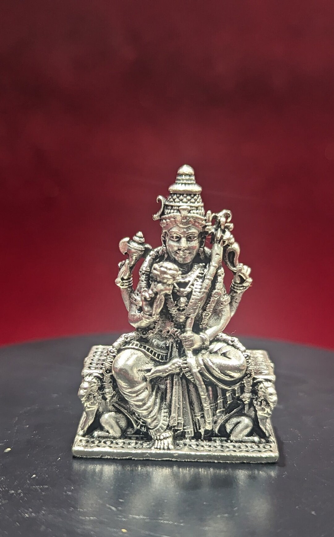 Pure Silver Gift,pure Silver Antique Finish Lalitha Devi Idol,return ...