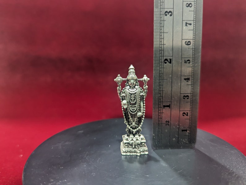 Pure Silver Venkateshwara Swamy Idol Antique Finish, Return Gift, Pooja ...
