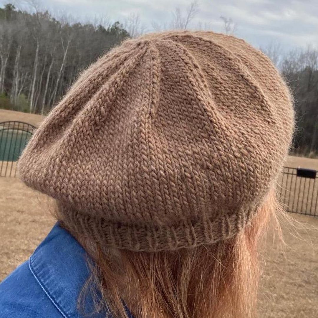 Wool and Alpaca Beret, Classic French Design From Luxury Fiber ...