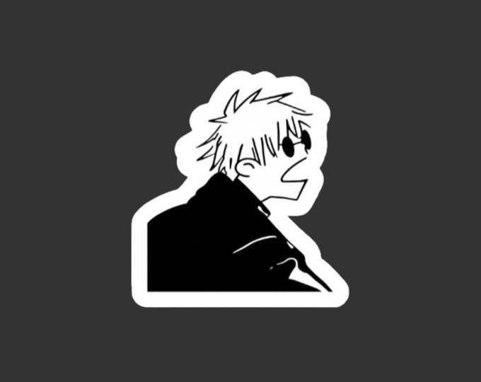 Gojo Satoru Doodle Manga Panel Sticker Jujutsu Kaisen - Etsy