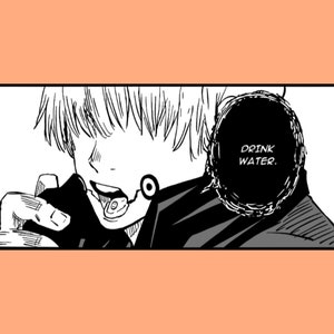 Inumaki Toge drink Water Meme Sticker Jujutsu Kaisen Anime Vinyl ...