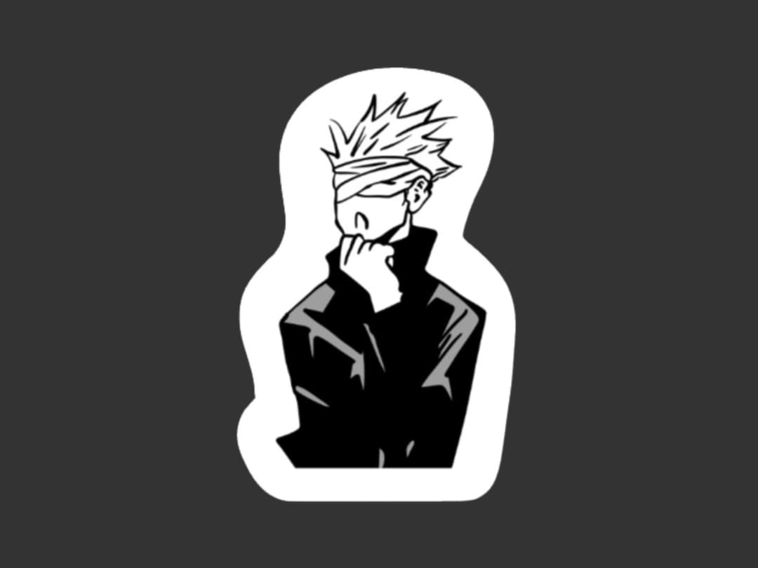 Gojo Satoru Yap Manga Panel Sticker Jujutsu Kaisen - Etsy