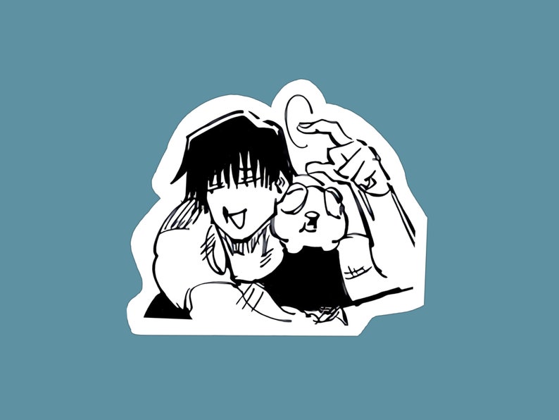 Toji Fushiguro Manga Panel Sticker Jujutsu Kaisen - Etsy