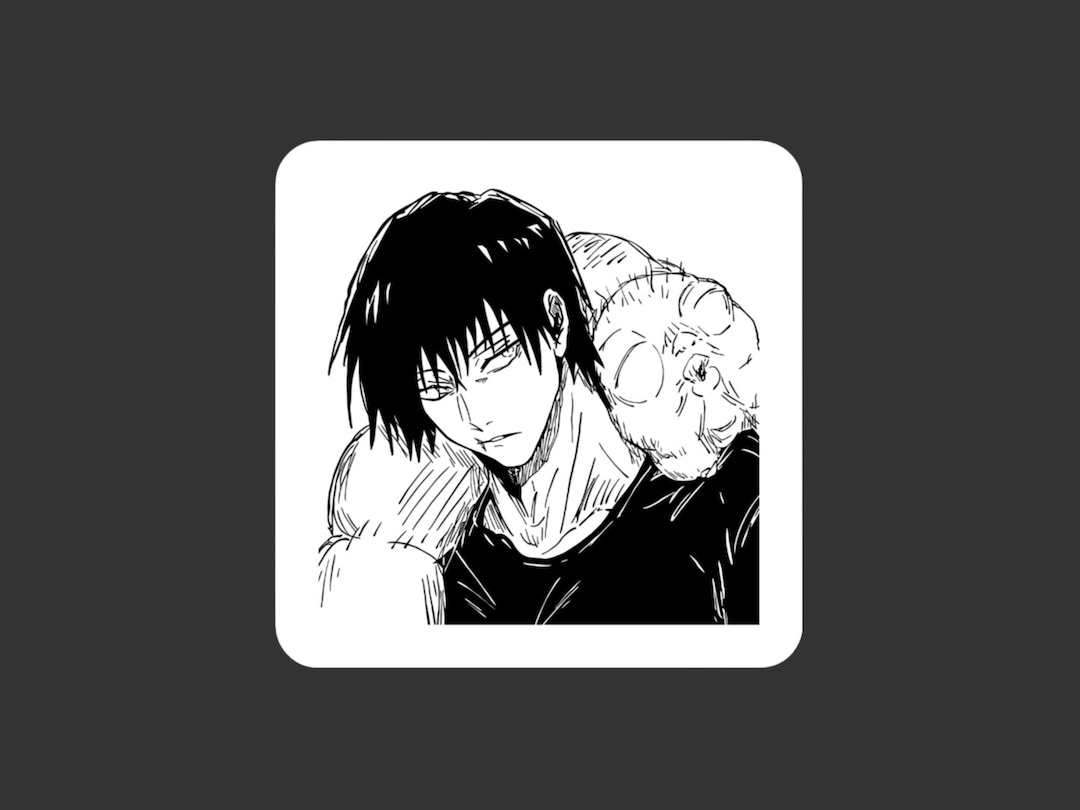 Fushiguro Toji Sticker Jujutsu Kaisen Manga Panel Anime Art Decal Water ...