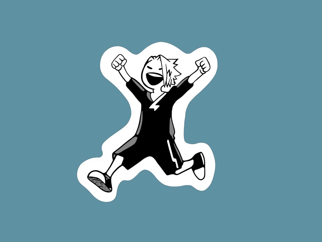 Kaminari Denki Manga Panel Sticker My Hero Academia - Etsy