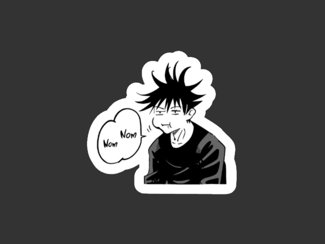 Fushiguro Megumi Nom Manga Panel Sticker Jujutsu Kaisen - Etsy