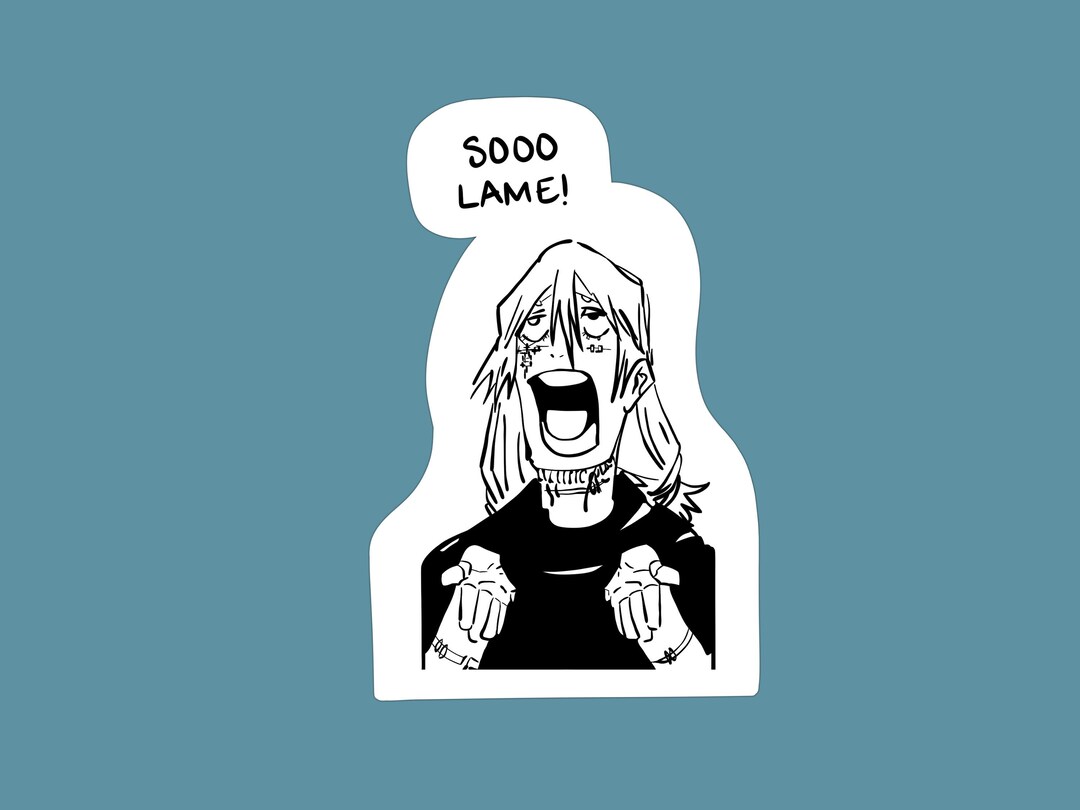 Mahito so Lame Manga Panel Sticker Jujutsu Kaisen - Etsy