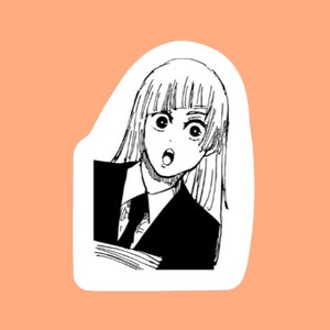 Surprised Kasumi Miwa Manga Panel Sticker Jujutsu Kaisen - Etsy