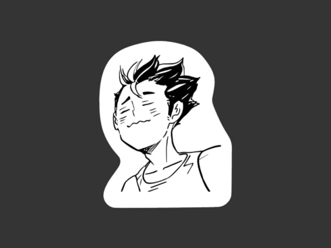 Nishinoya Yuu Manga Panel Sticker Haikyuu - Etsy