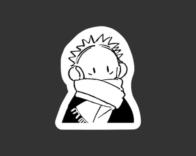 Itadori Yuuji Manga Panel Sticker: Winter Edition - Jujutsu Kaisen - Etsy