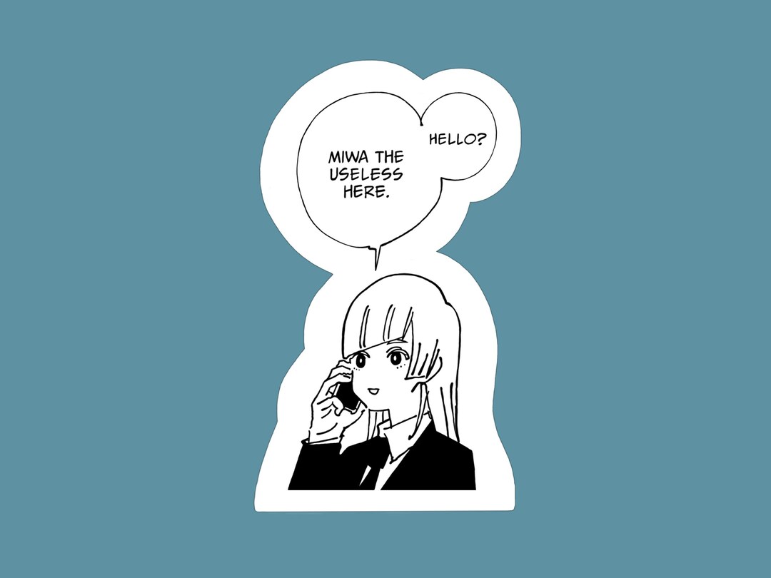 Miwa the Useless Manga Panel Sticker Jujutsu Kaisen - Etsy
