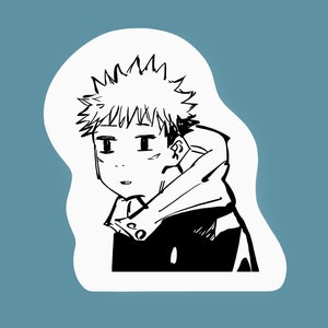 Itadori Yuuji Manga Panel Sticker Jujutsu Kaisen - Etsy