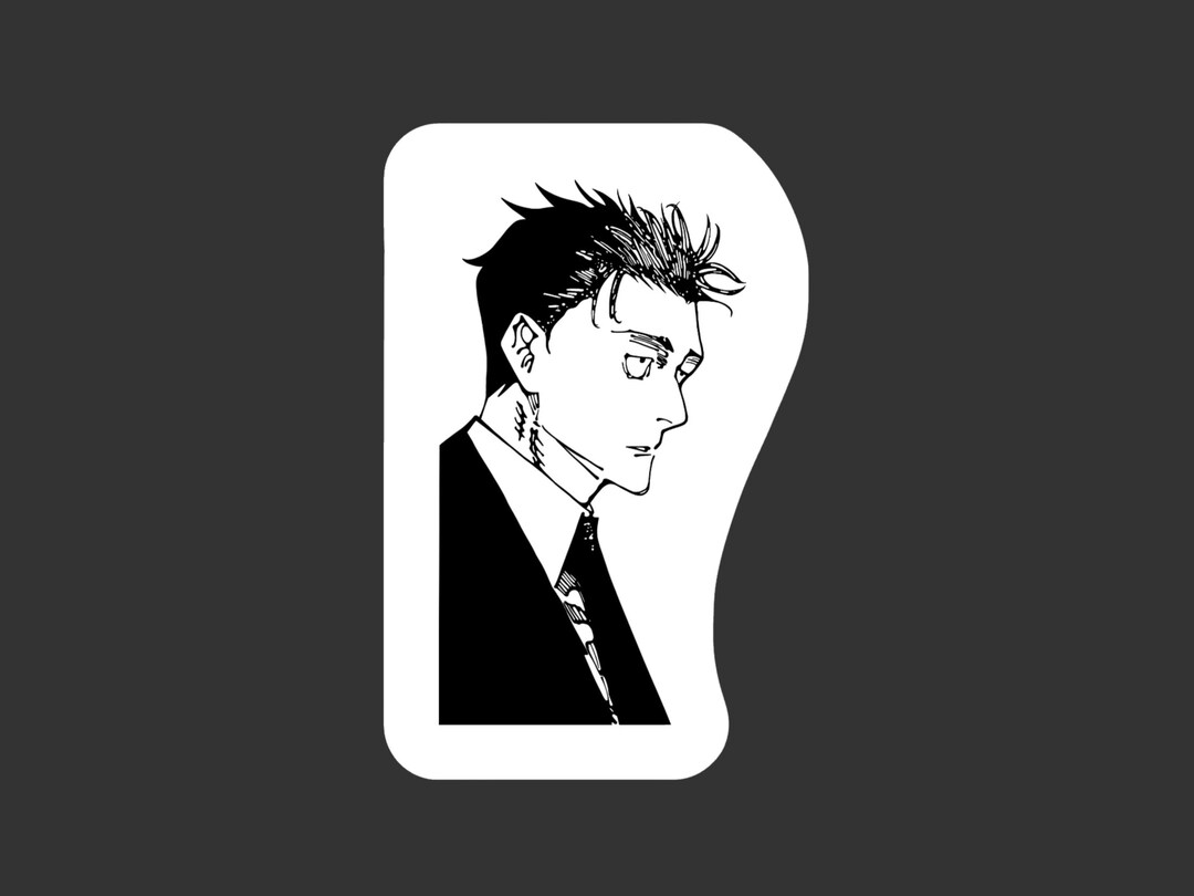 Higuruma Hiromi Side Profile Sticker Jujutsu Kaisen Manga Panel Anime ...