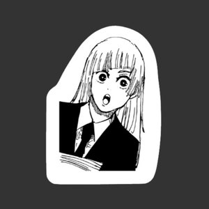 Surprised Kasumi Miwa Manga Panel Sticker Jujutsu Kaisen - Etsy
