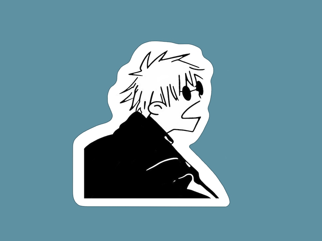Gojo Satoru Doodle Manga Panel Sticker Jujutsu Kaisen Etsy
