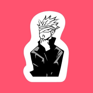 Gojo Satoru Yap Manga Panel Sticker Jujutsu Kaisen - Etsy