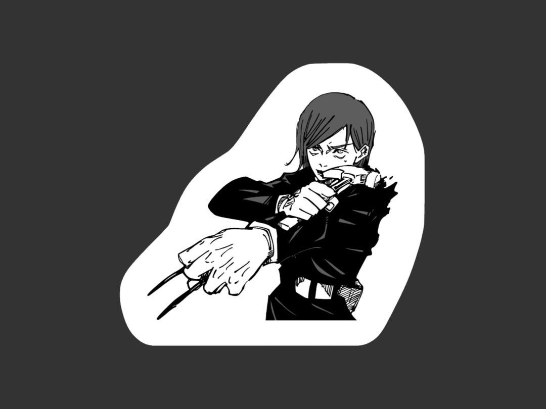 Kugisaki Nobara Manga Panel Sticker Jujutsu Kaisen Combat Art Nobara ...