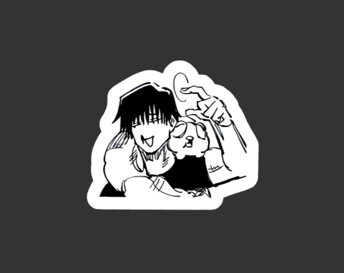 Fushiguro Toji Crazy Manga Panel Sticker Jujutsu Kaisen - Etsy