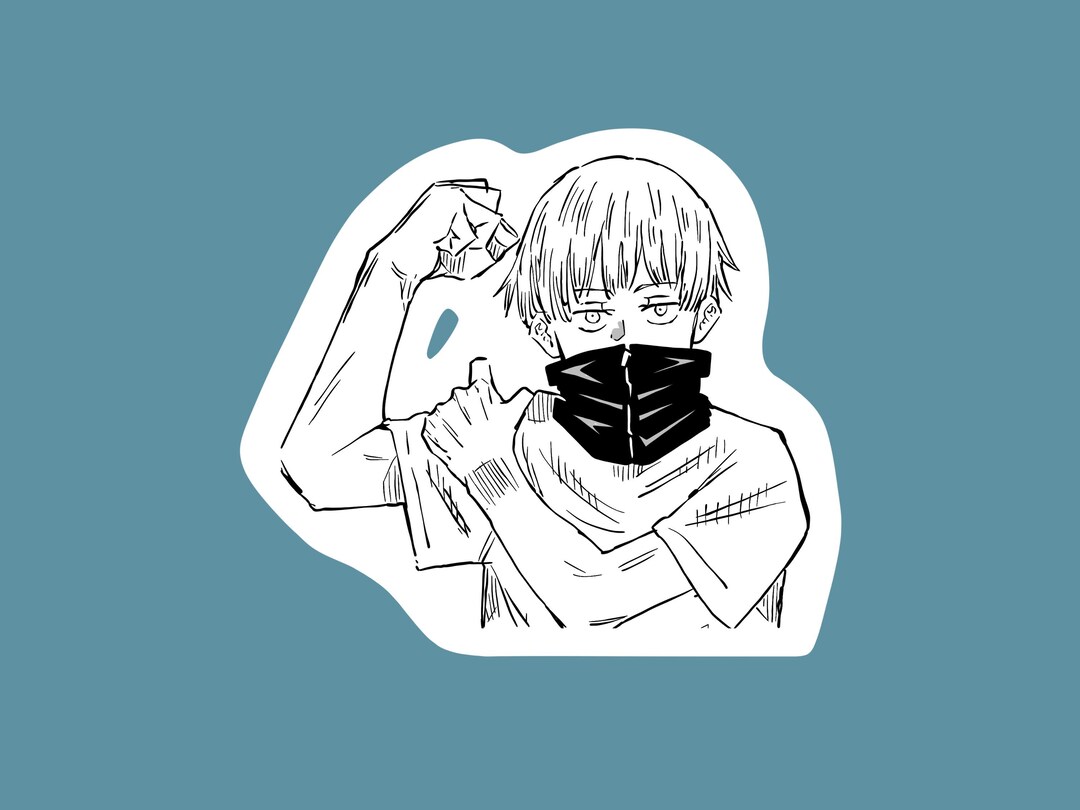 Inumaki Toge Flex Manga Panel Sticker Jujutsu Kaisen - Etsy