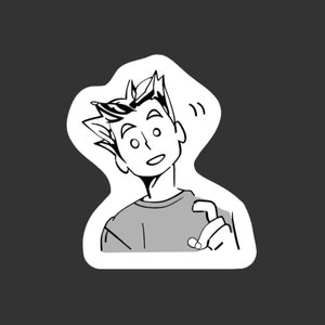 Bokuto Kotaro Head Tilt Manga Panel Sticker Haikyuu - Etsy