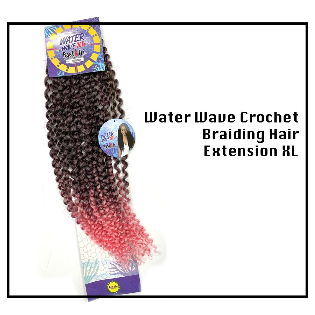 Water Wave Crochet Braiding Hair Extension XL - Etsy