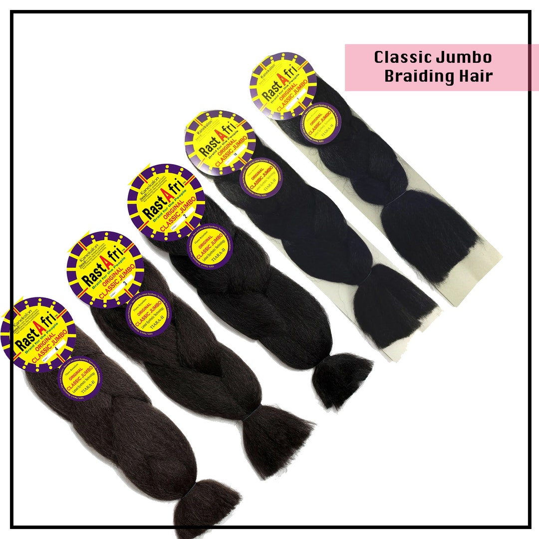 Classic Jumbo Braiding Hair Extension Vegan Synthetic Braid In - Etsy