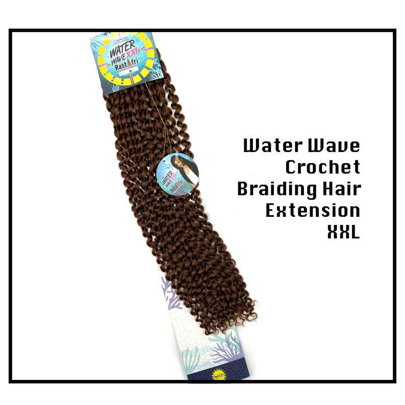 Water Wave Crochet Braiding Hair Extension Xxl Etsy