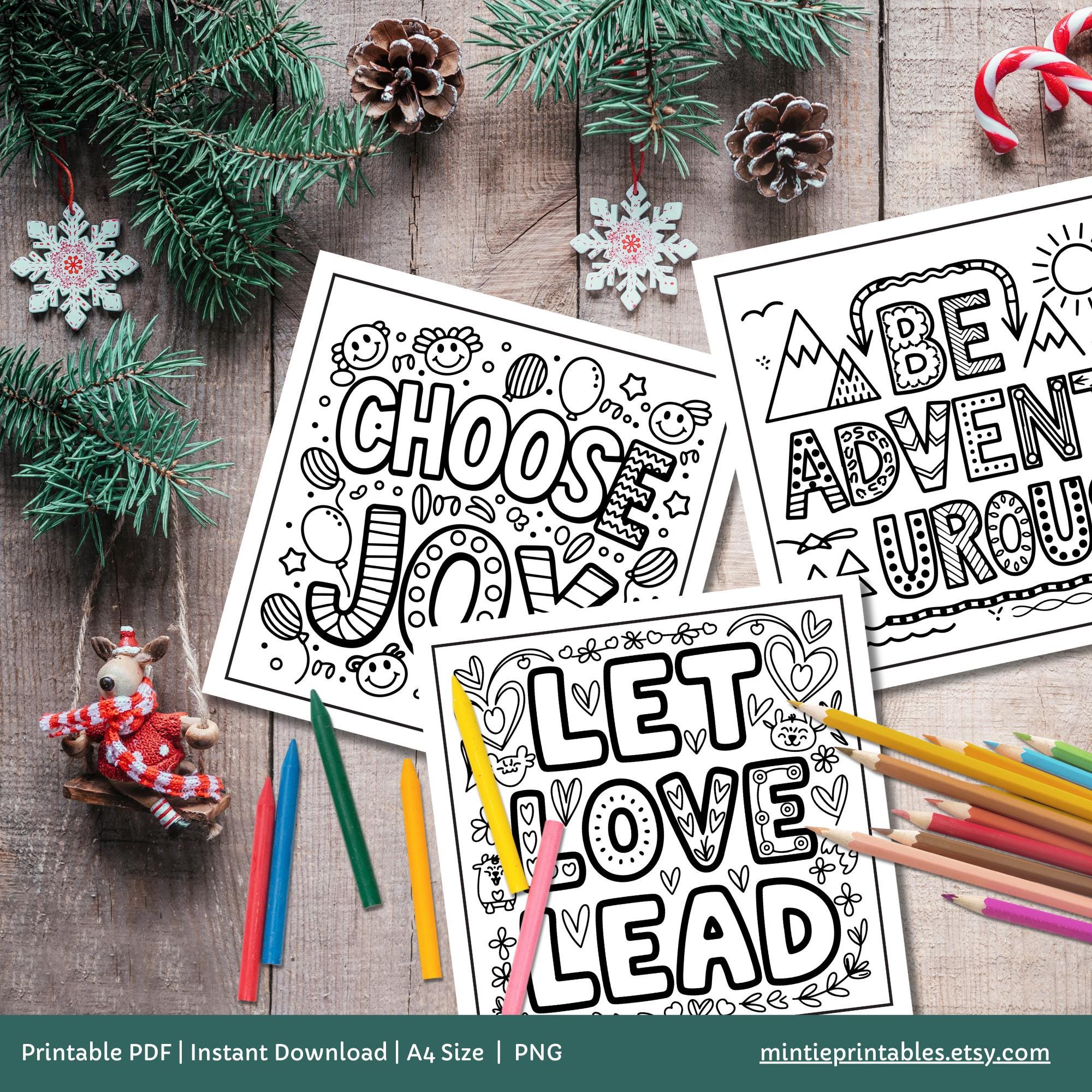 Motivational Quotes Coloring Pages, Positive Affirmation Coloring Book ...