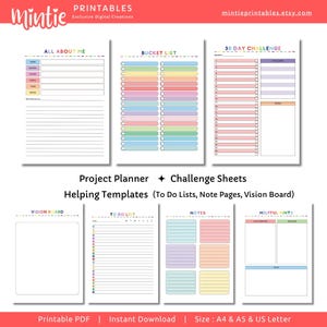 Kids School Planner 2024-2025 Student Planner Digital PDF School ...