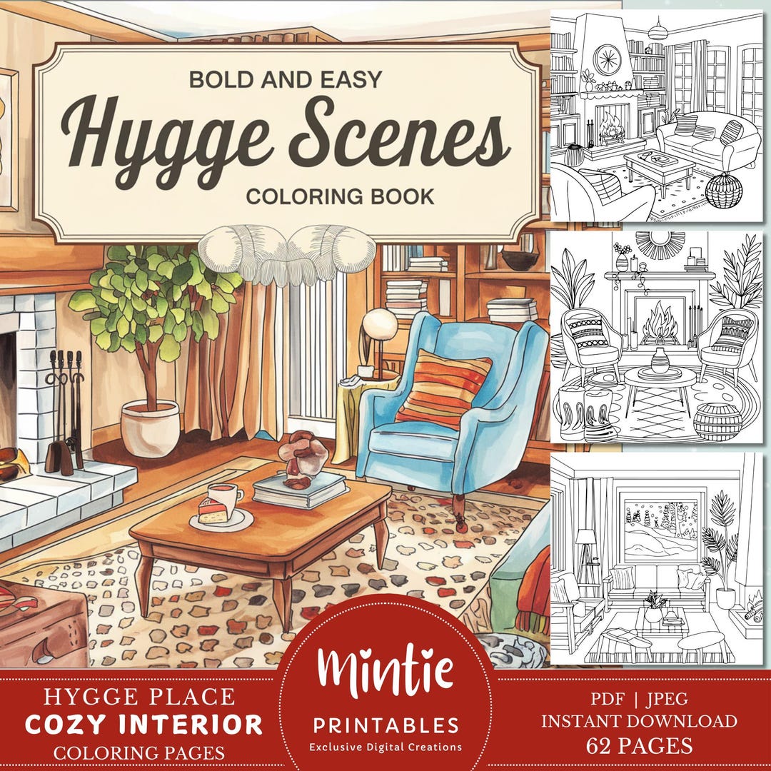 Hygge Place Bold and Easy Designs for Relaxation With Cozy Little ...