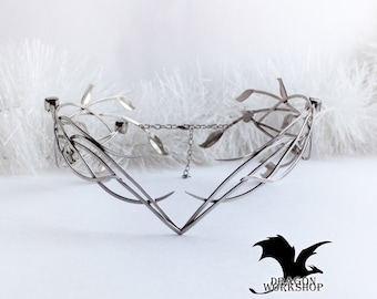 Elven Fairy Crown . Elf Headpiece , Fairy Tiara , Elf Wedding Crown ...