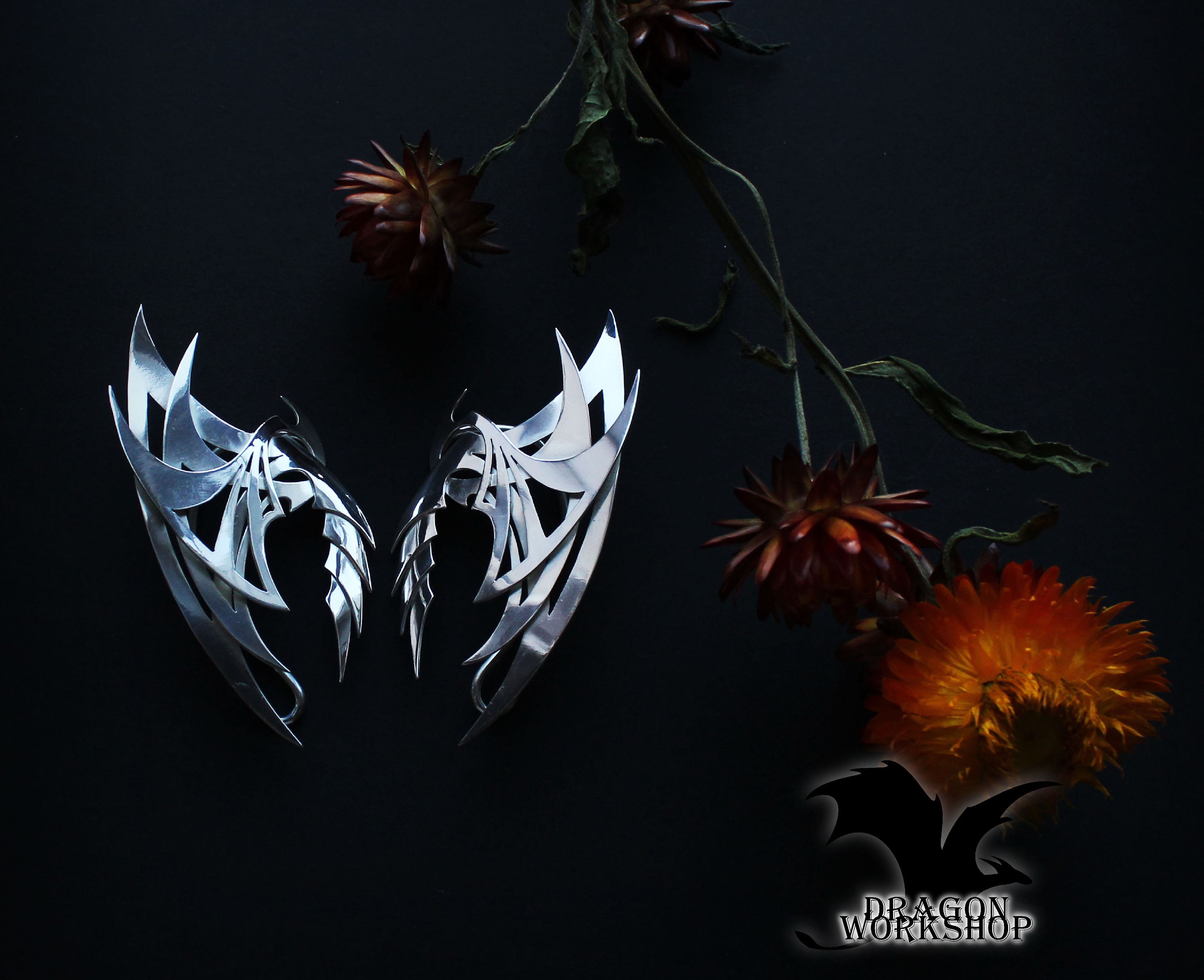 Dragon Earcuffs | Elven Jewelry | Fantasy Butterfly | Wings of the ...