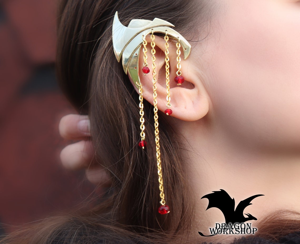 Elven Ear Cuffs Armor Elf Cosplay Handmade Jewelry - Etsy