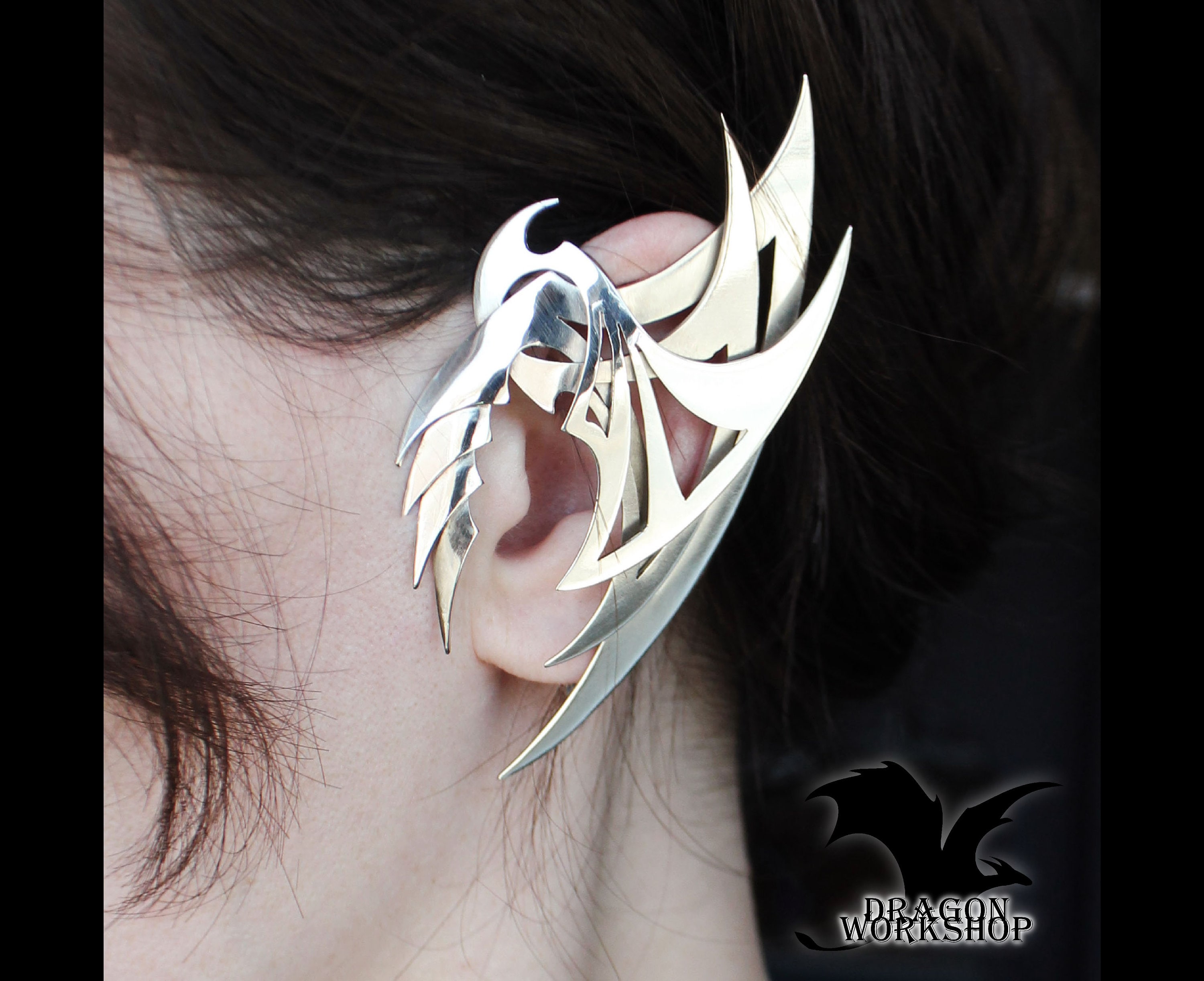 Dragon Earcuffs | Elven Jewelry | Fantasy Butterfly | Wings of the ...