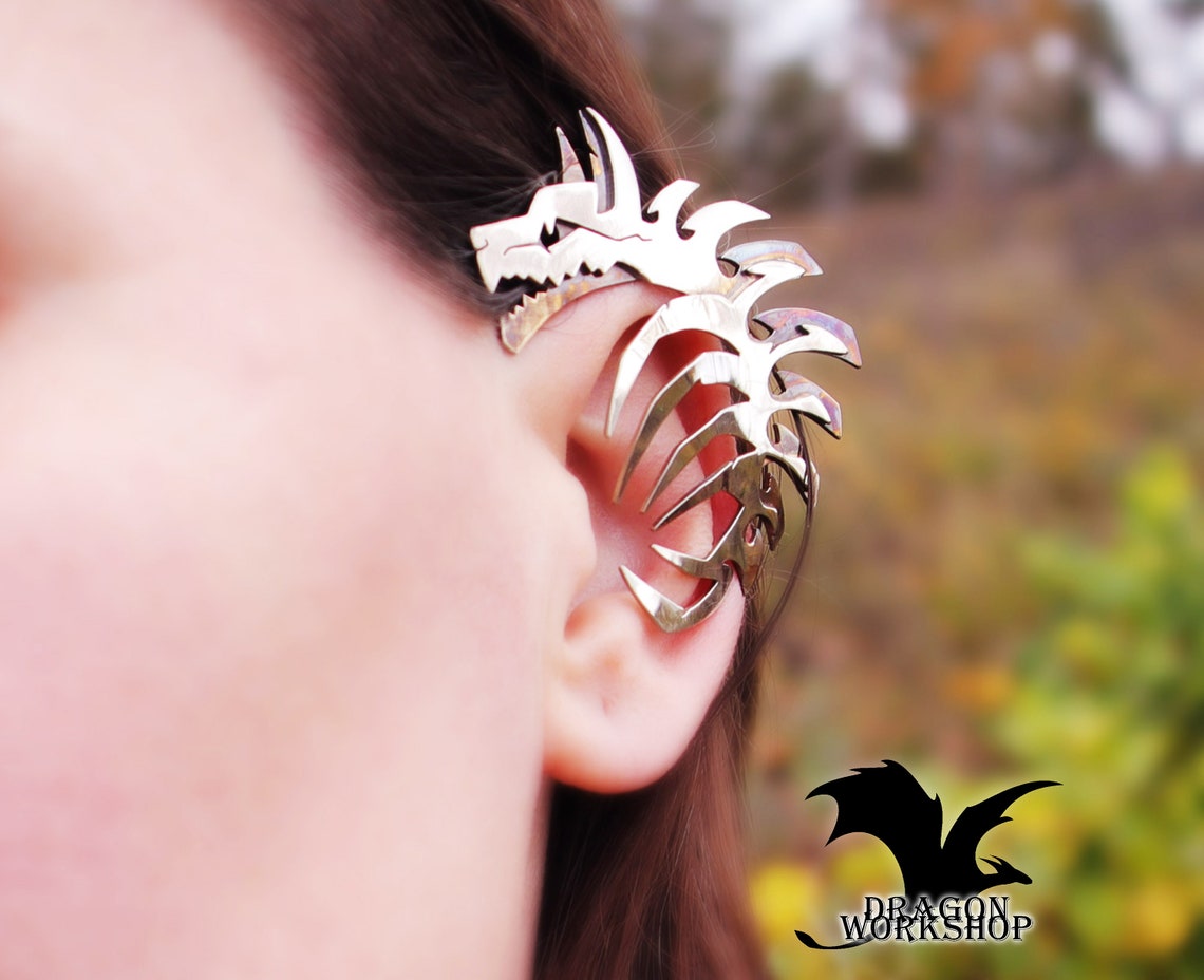 Ear Cuffs Wolf Spirit | Halloween |amarok | Ghost Wolf - Etsy