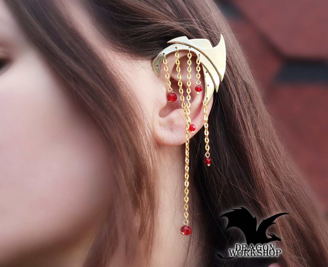 Elven Ear Cuffs Armor Elf Cosplay Handmade Jewelry - Etsy