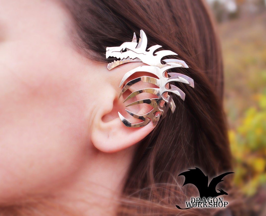 Ear Cuffs Wolf Spirit | Halloween |amarok | Ghost Wolf - Etsy