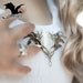 Elven Brooch Jewelry Cosplay Brooch on Magnets Handmade Elf Pearl - Etsy