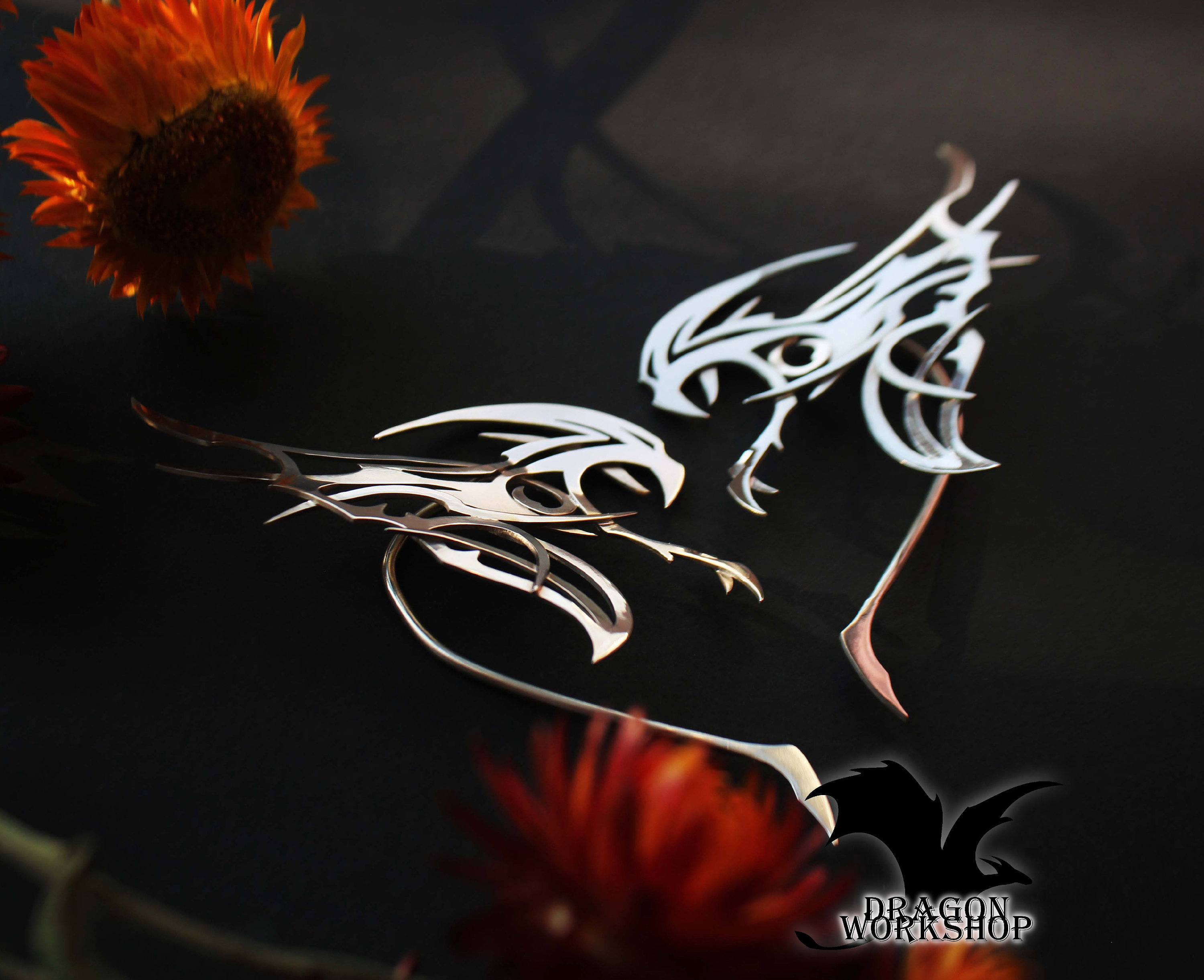 Dragon Ear Cuff | Harpy Earrings | Handmade Jewelry | Big Jewelry - Etsy