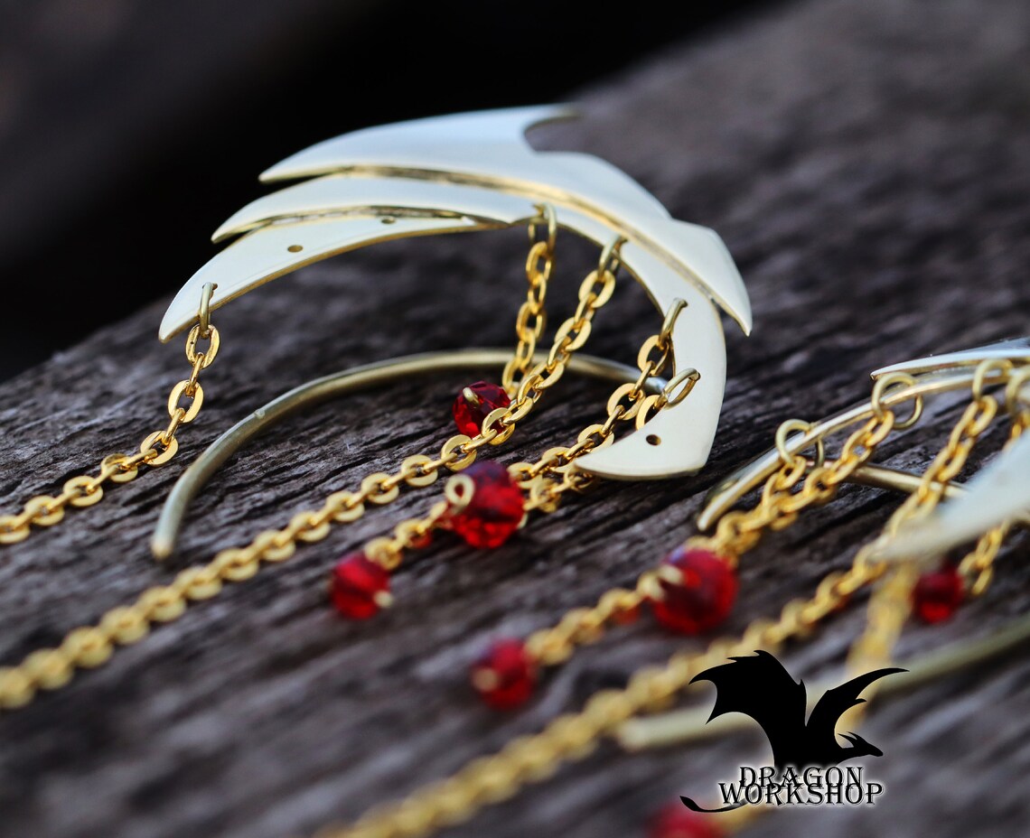 Elven Ear Cuffs Armor Elf Cosplay Handmade Jewelry - Etsy