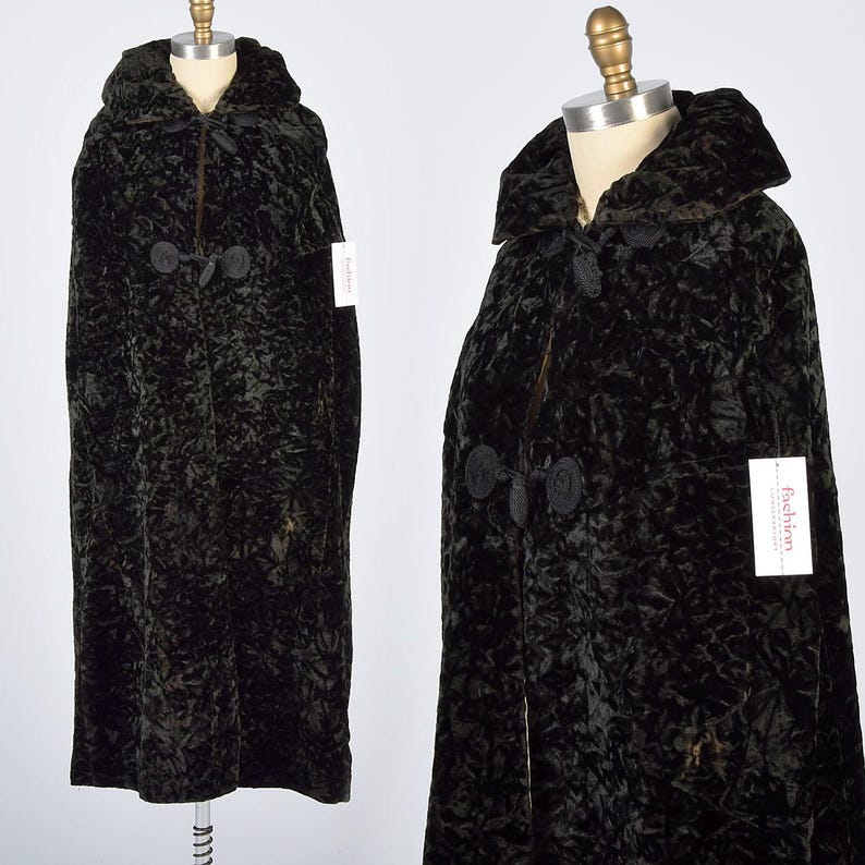 Vintage Edwardian Black Cape 1910s Goth VTG Ttrue Vintage Authentic ...