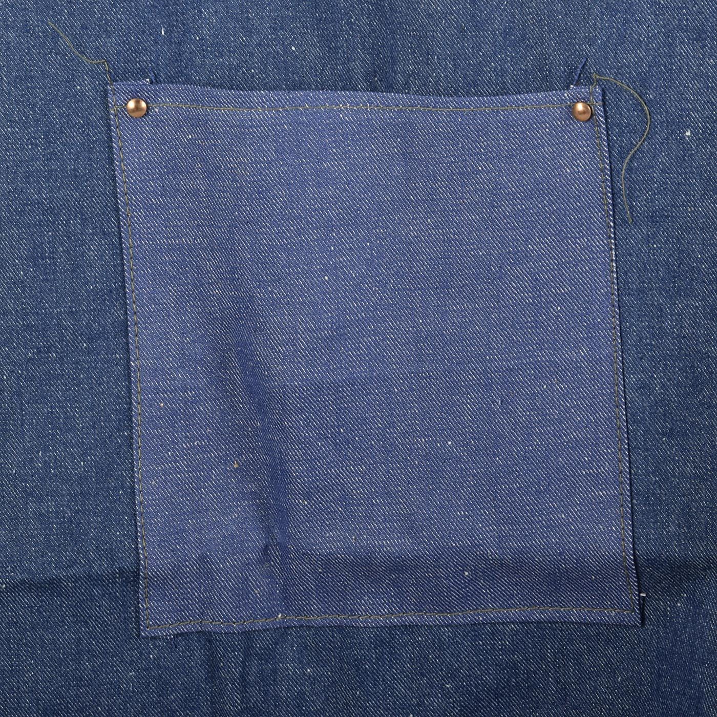 1950s Selvedge Denim Apron Deadstock Heavy Duty Cotton Workwear Smock ...