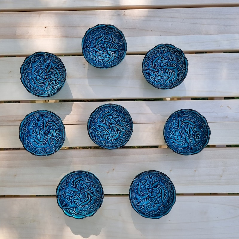 Blue Ceramic Bowls - Etsy