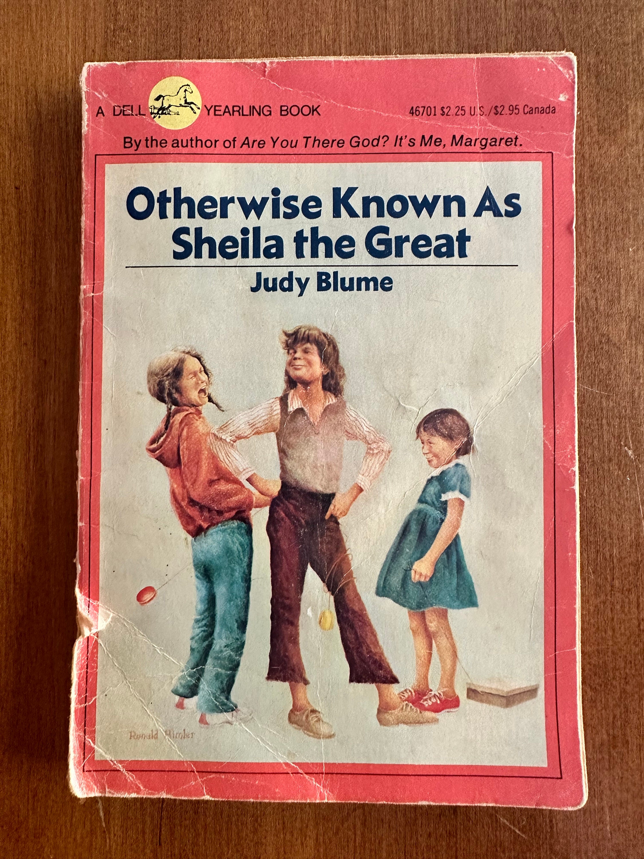 Otherwise Known as Sheila the Great by Judy Blume 1980s Printing - Etsy